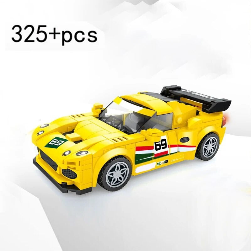 Racing Car City Speed Champions Sports Model Building Blocks DIY Bricks ...