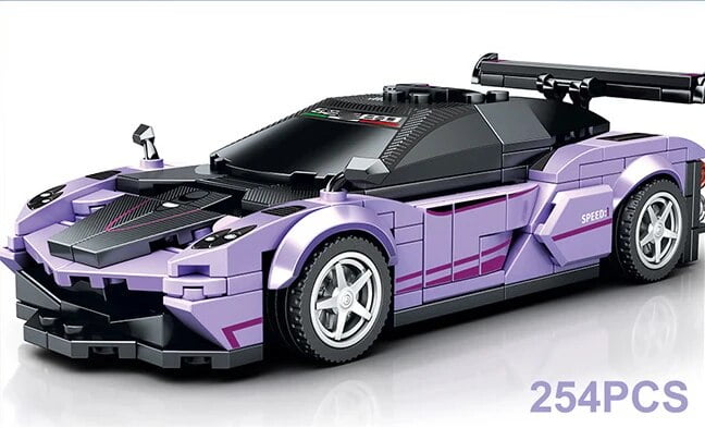 Racing Car City Speed Champions Sports Model Building Blocks DIY Bricks ...