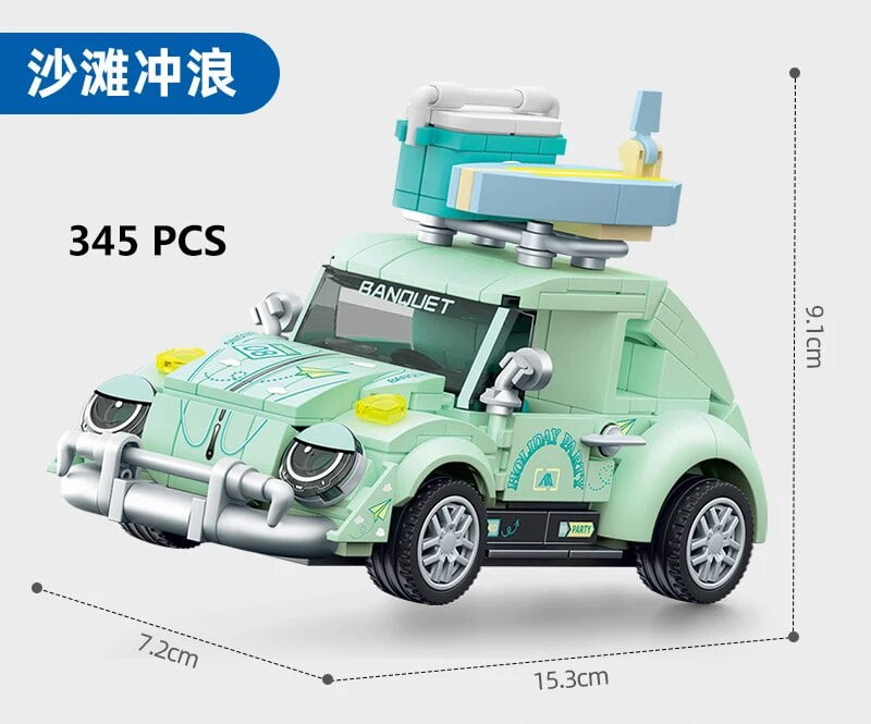 Racing Car City Speed Champions Sports Model Building Blocks DIY Bricks ...