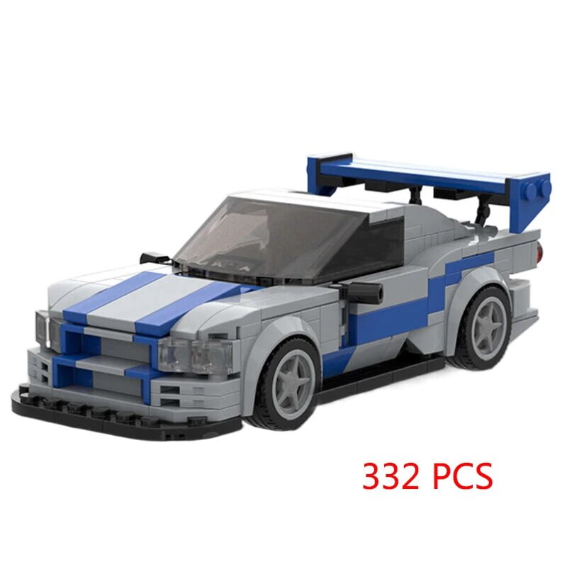 Racing Car City Speed Champions Sports Model Building Blocks DIY Bricks ...