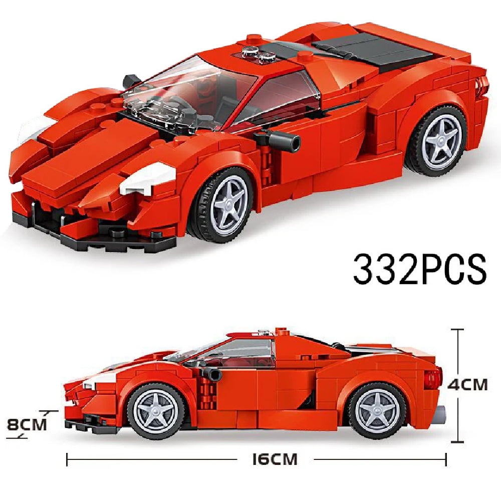 Racing Car City Speed Champions Sports Model Building Blocks DIY Bricks ...