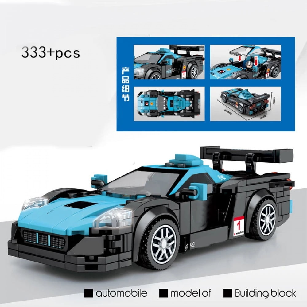 Racing Car City Speed Champions Sports Model Building Blocks DIY Bricks ...