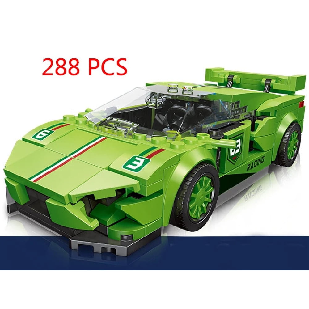 Racing Car City Speed Champions Sports Model Building Blocks DIY Bricks MOC Toy Classic Rally ...