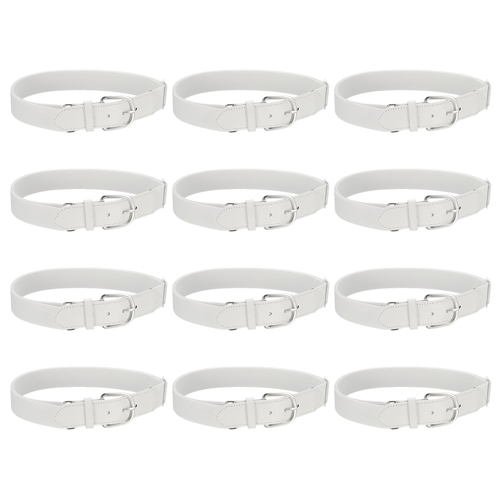 Uxcell Baseball Belt PU Leather Softball Belt, Adjustable Elastic ...