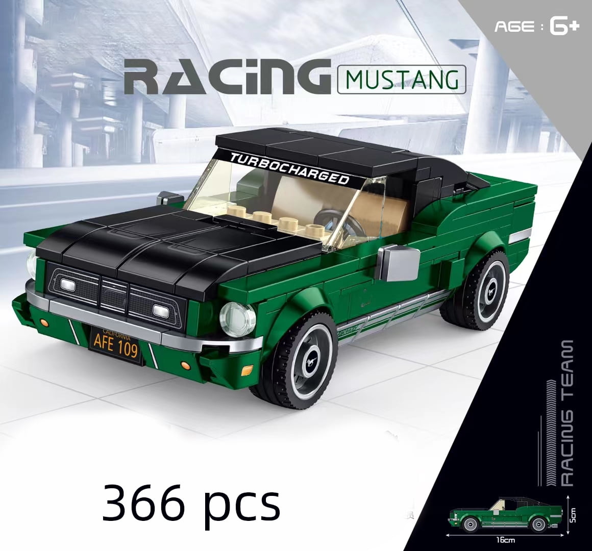 Racing Car City Speed Champions Sports Model Building Blocks DIY Bricks MOC Toy Classic Rally ...