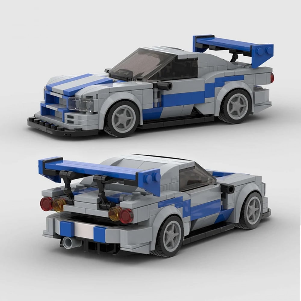 Racing Car City Speed Champions Sports Model Building Blocks MOC Bricks ...