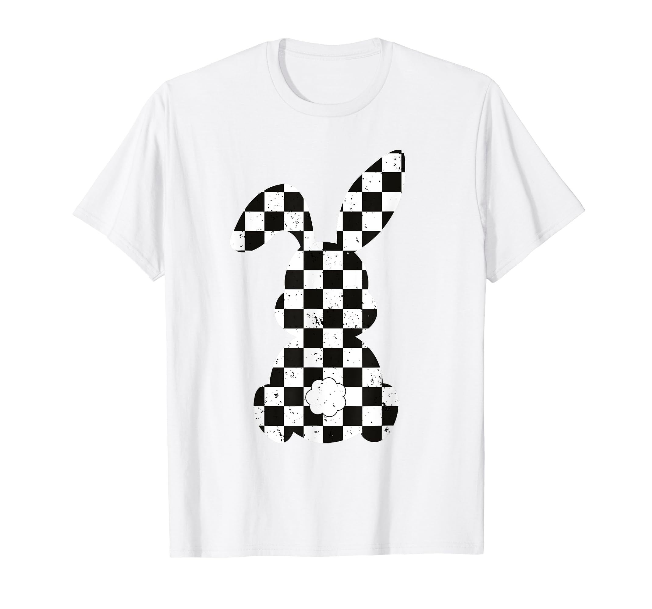 Racing Car Flag Bunny Happy Easter Race Car Boys Girls Kids T-Shirt ...