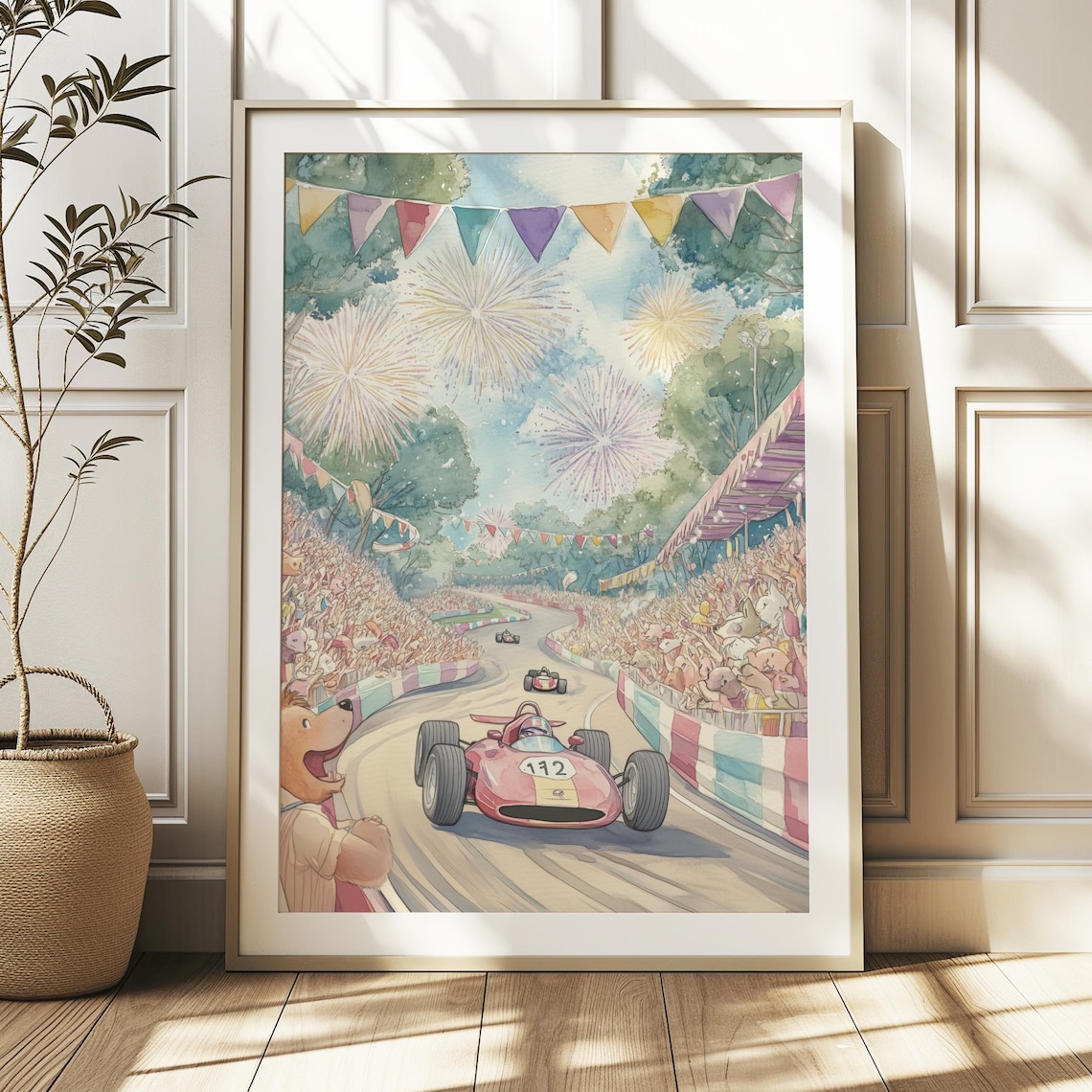 Racing Car Nursery Prints, Boys Room Decor, Race Car Wall Art, Art For ...