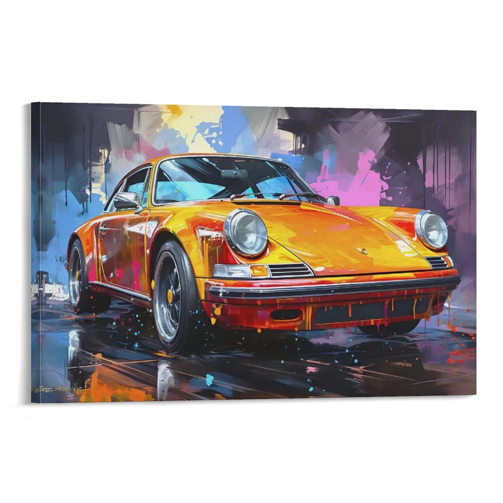 Racing Car Poster (86) Print Photo Art Painting Canvas Poster Home ...