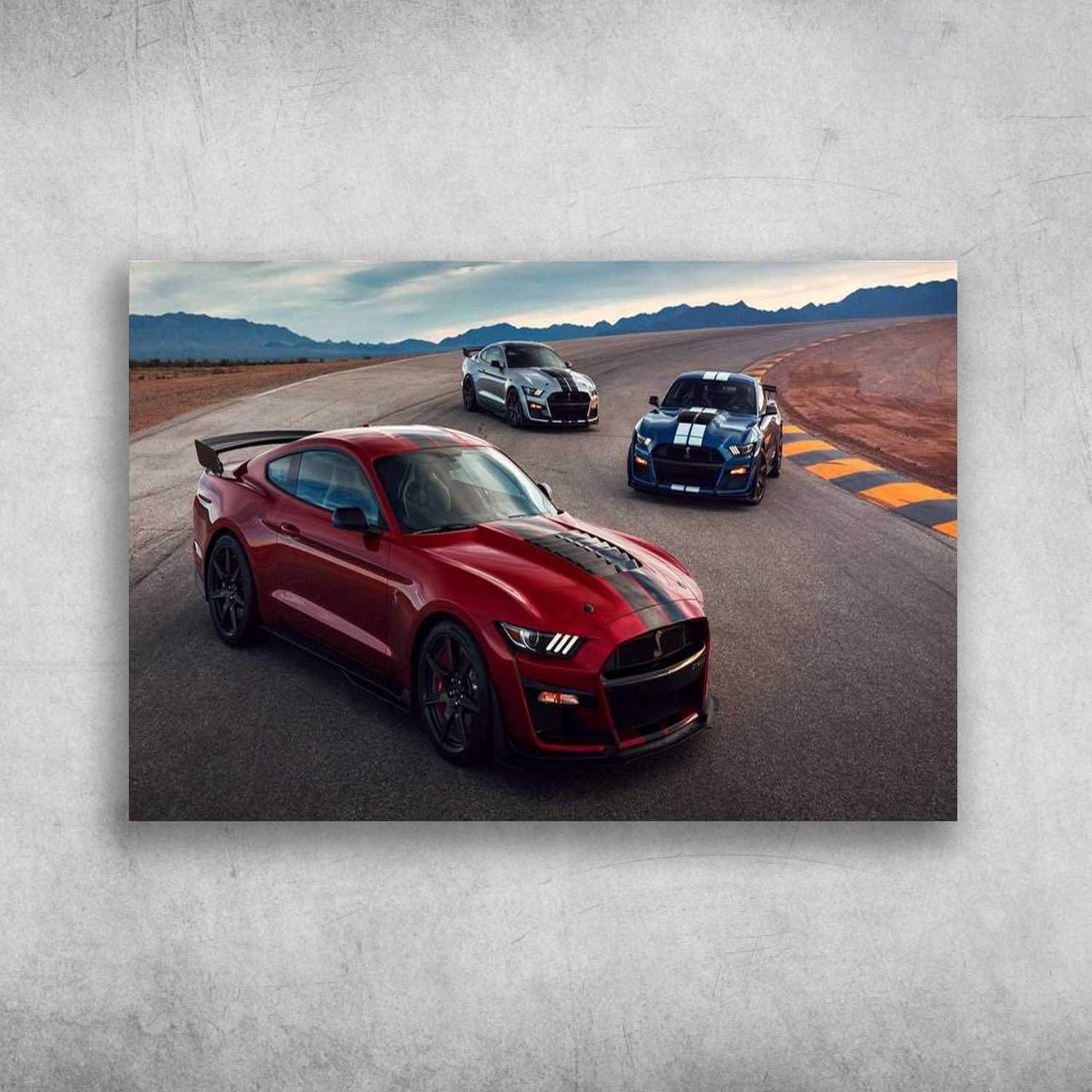 Racing Car - Racing Canvas 16 x 24 Inch Poster - Walmart.com