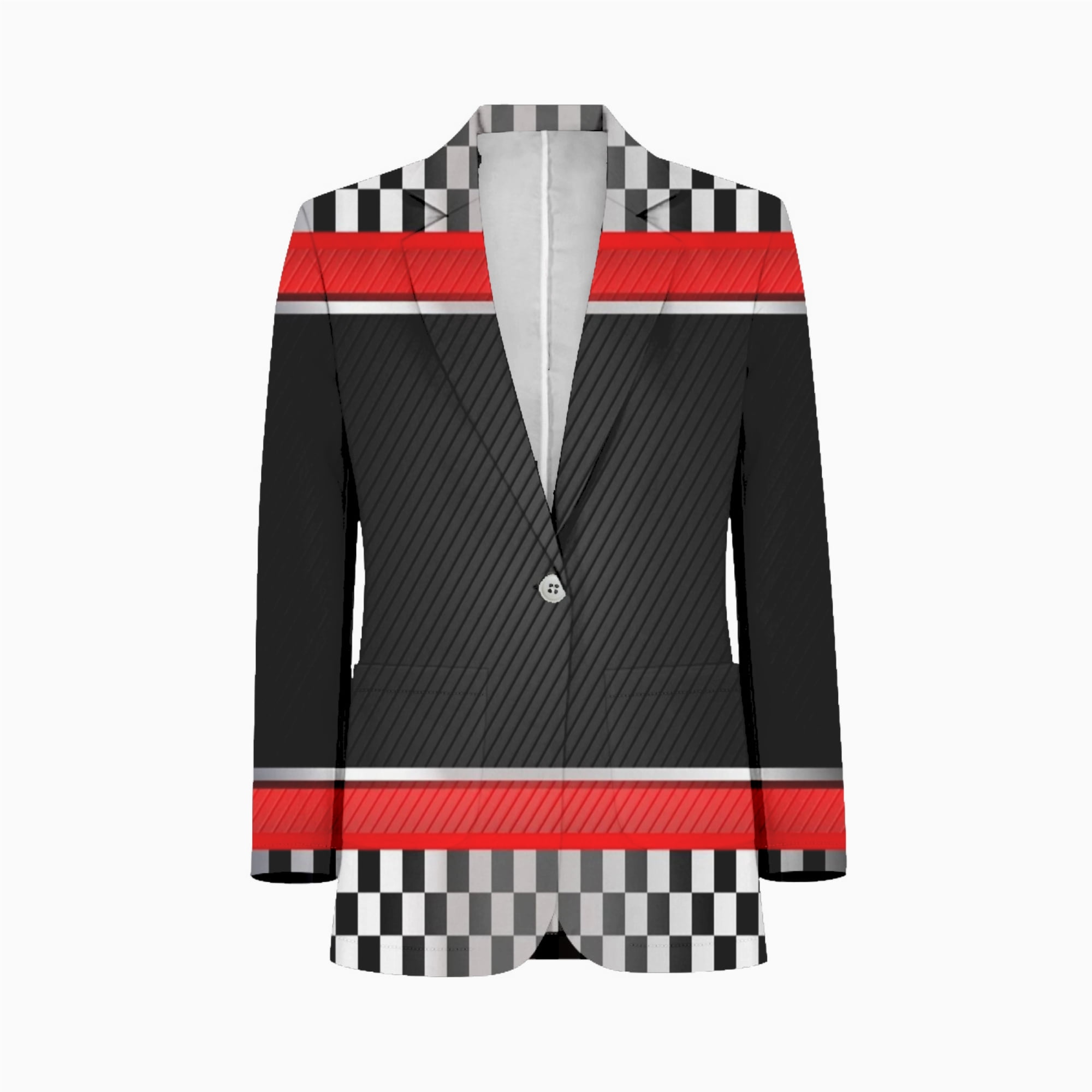 Racing Car Theme Mens Suits Shawl Collar Slim Fit Suit Mens Groom ...