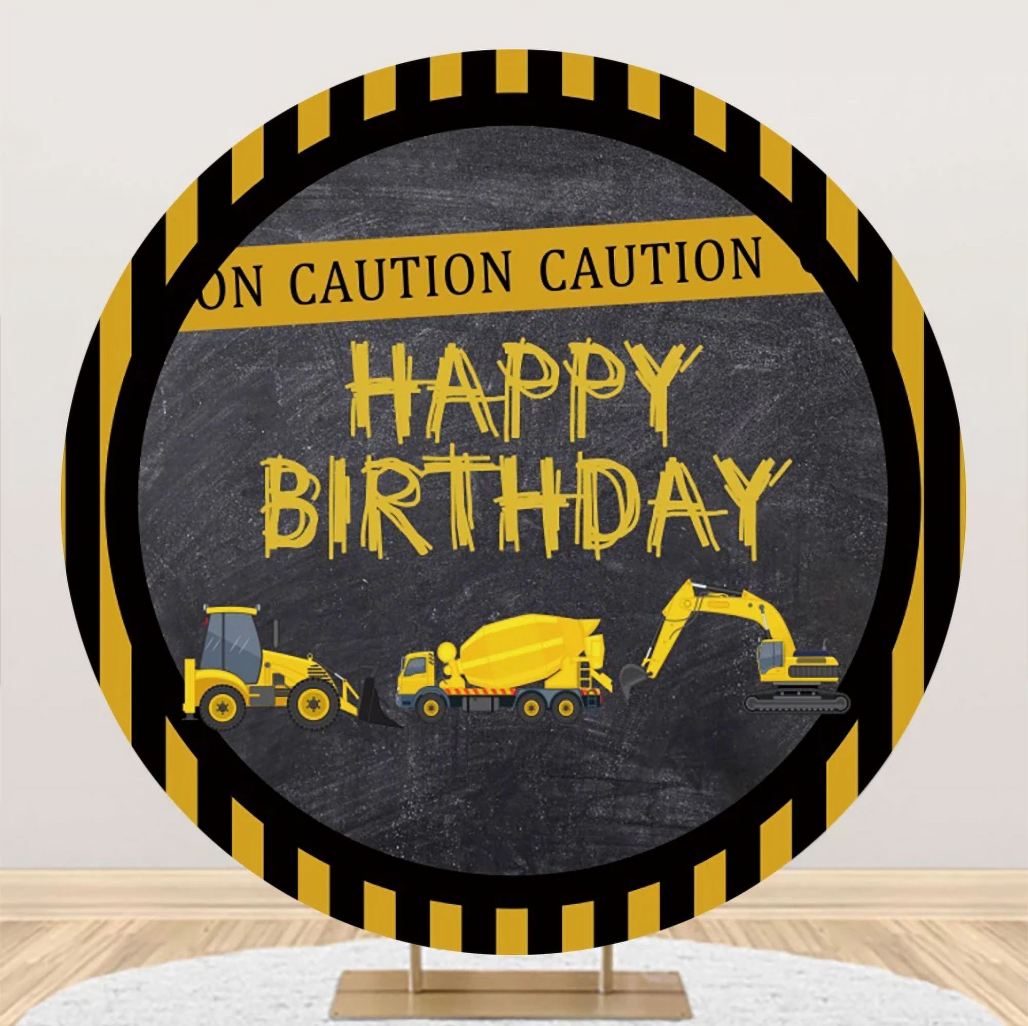 Racing Car Theme Round Backdrop Two Fast Racing Kids Baby 2nd Birthday ...