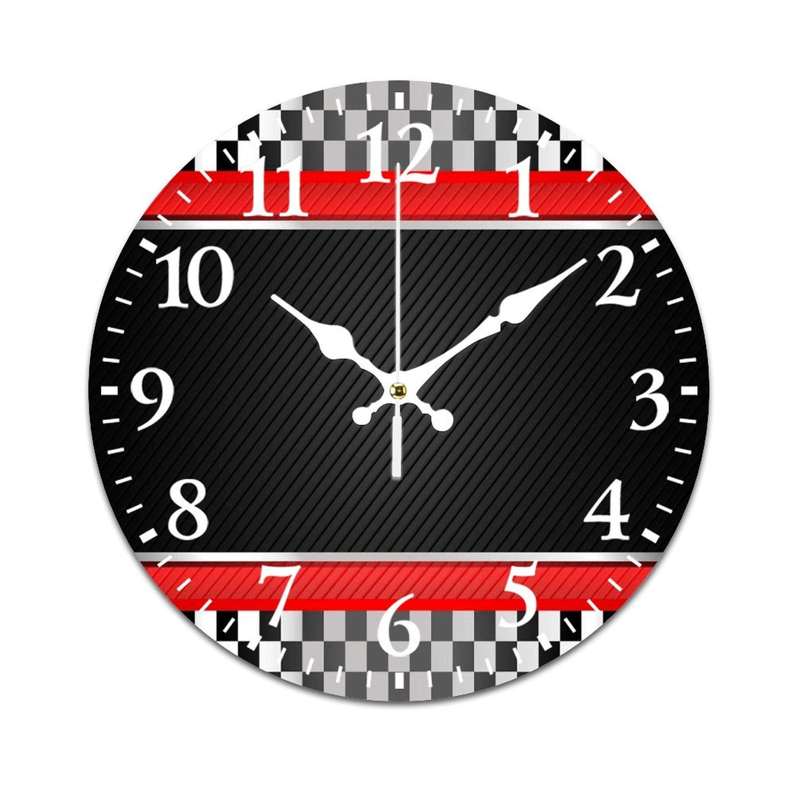 Racing Car Theme Wall Clock Modern Design Clocks Wall Hanging Home ...