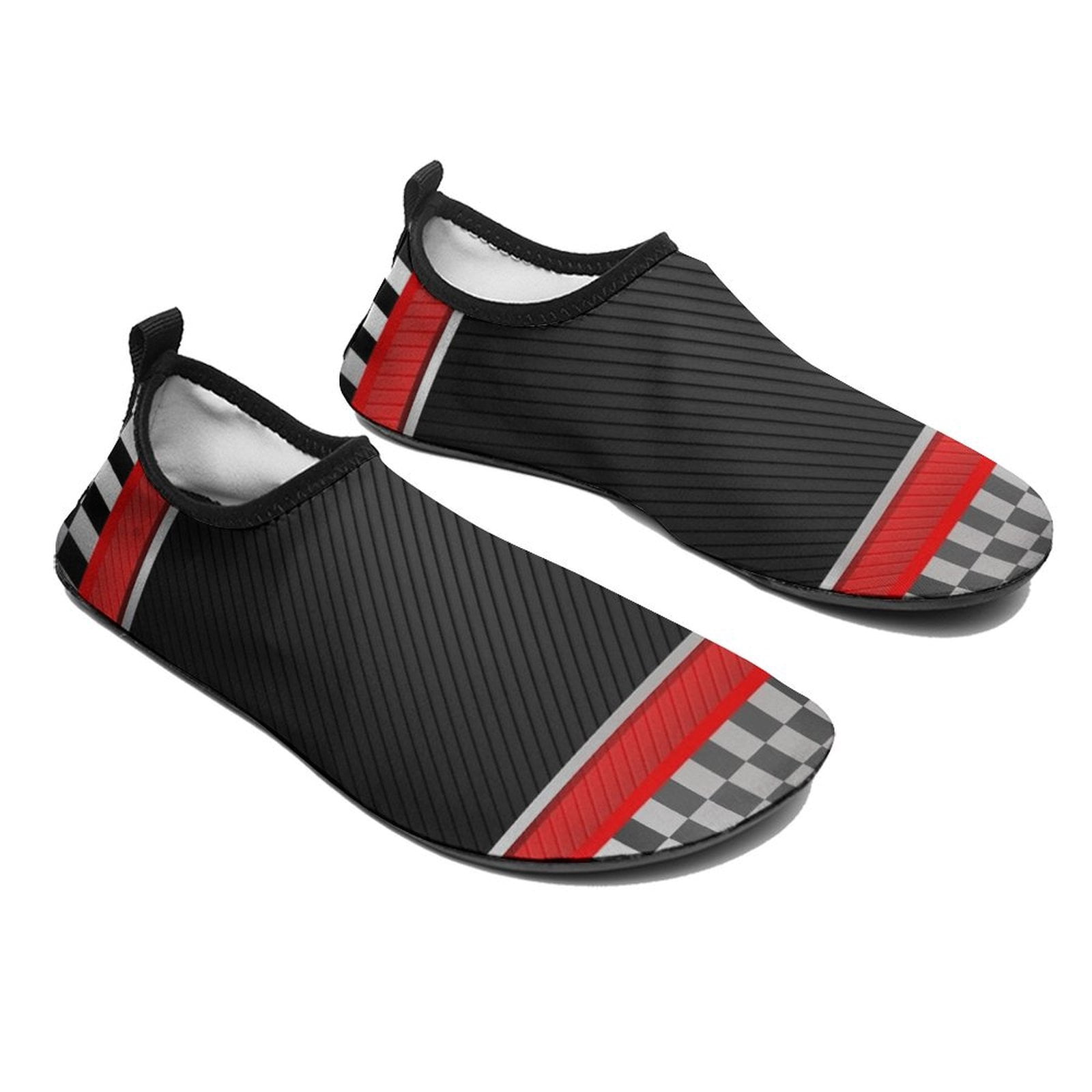 Racing Car Theme Water Shoes Beach Slip-on Shoes for Men Women Swim ...