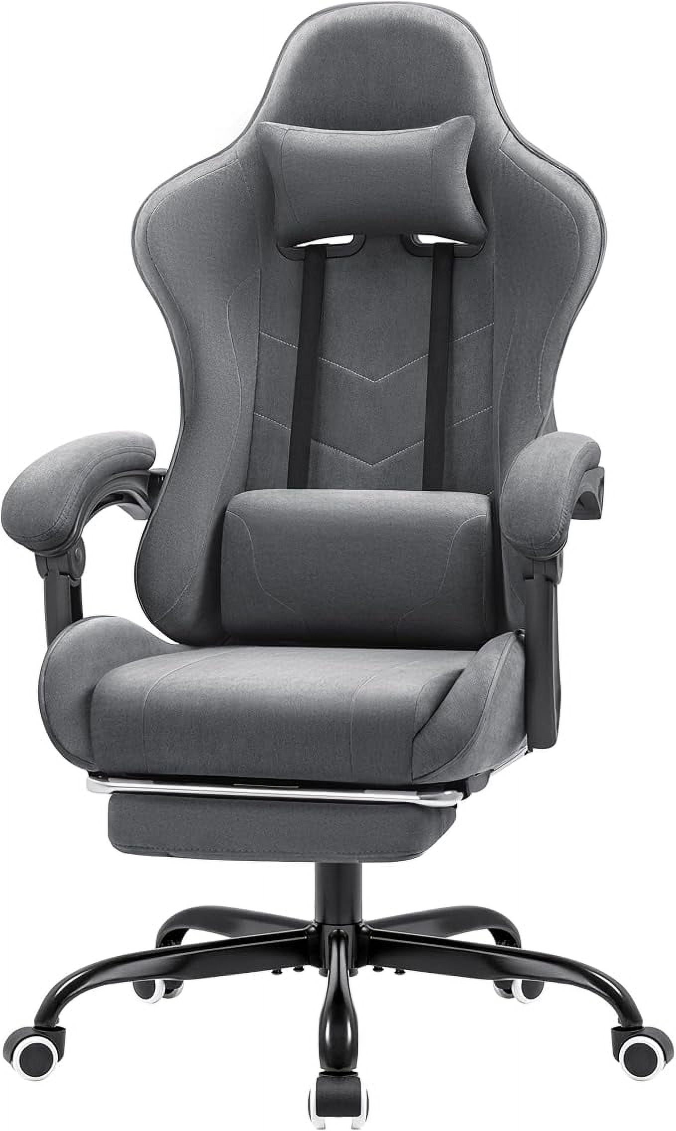 Racing E-Sport Gamer Chair (Green) Video Game Chair With Footrest and ...