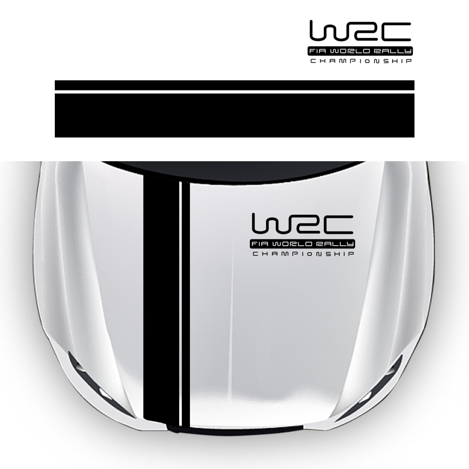 5 PCS Universal Red Car Racing Body Side Stripe Skirt Roof Hood Decal ...