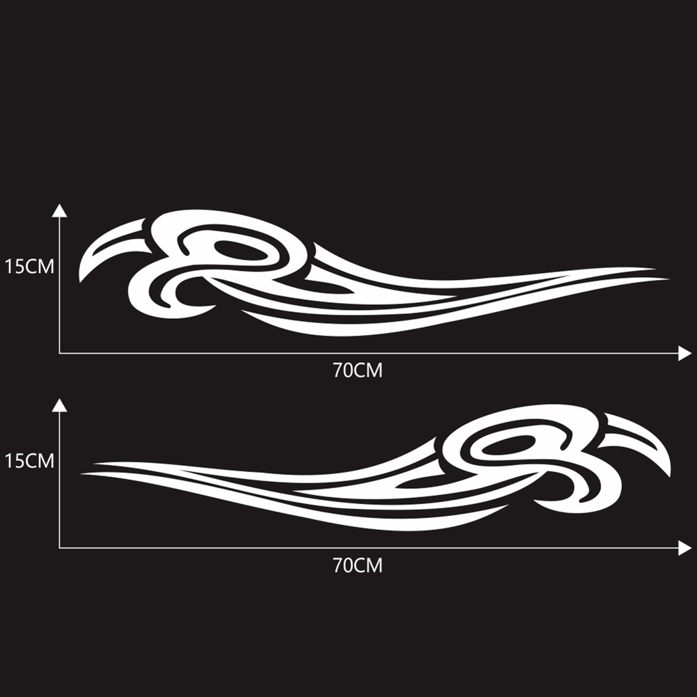 Racing Hood Stripes Decal Vinyl Stickers for Car S Truck White ...