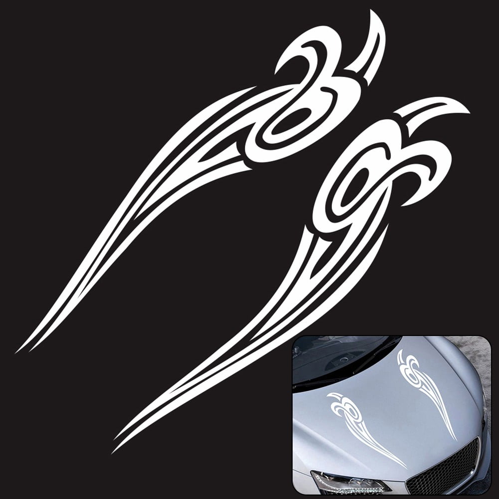 Racing Hood Stripes Decal Vinyl Stickers for Car SUV Truck Universal ...