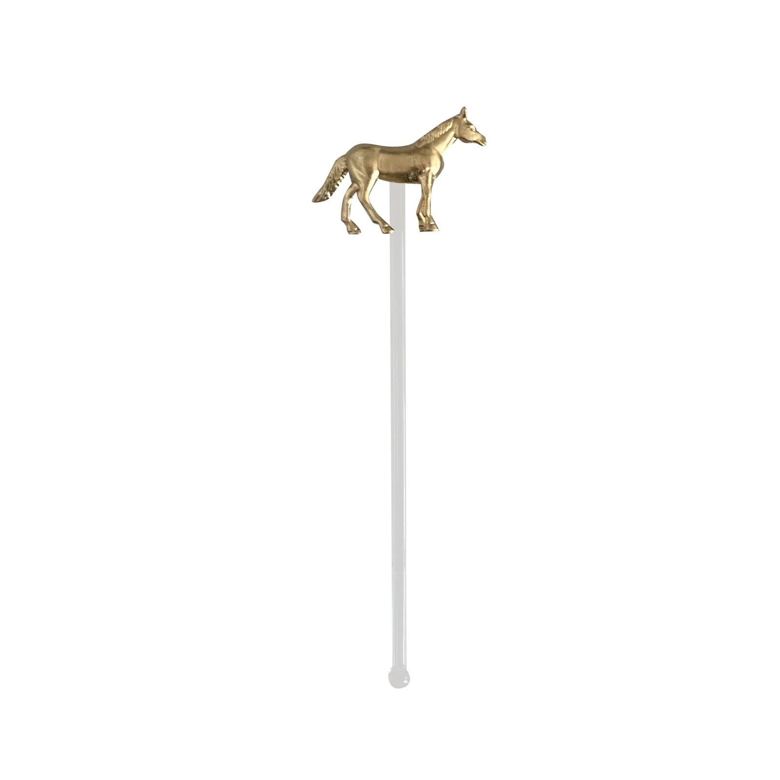 Racing Horse Glass Straw Stirrer - Decorative Drink Mixer for Weddings ...