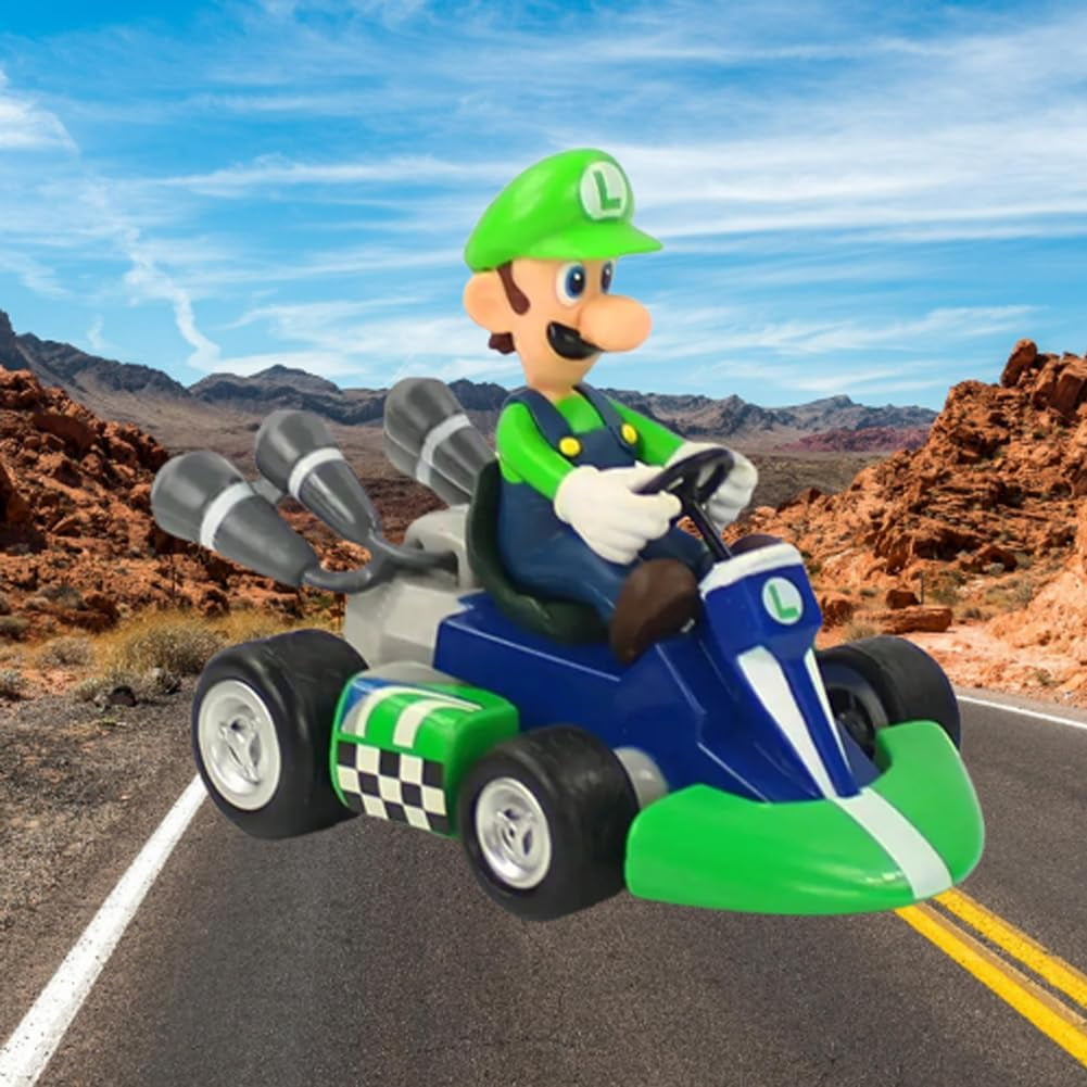 Racing Kart for Mario Racing Kart Cake Toppers Mario Racing Kart Luigi ...