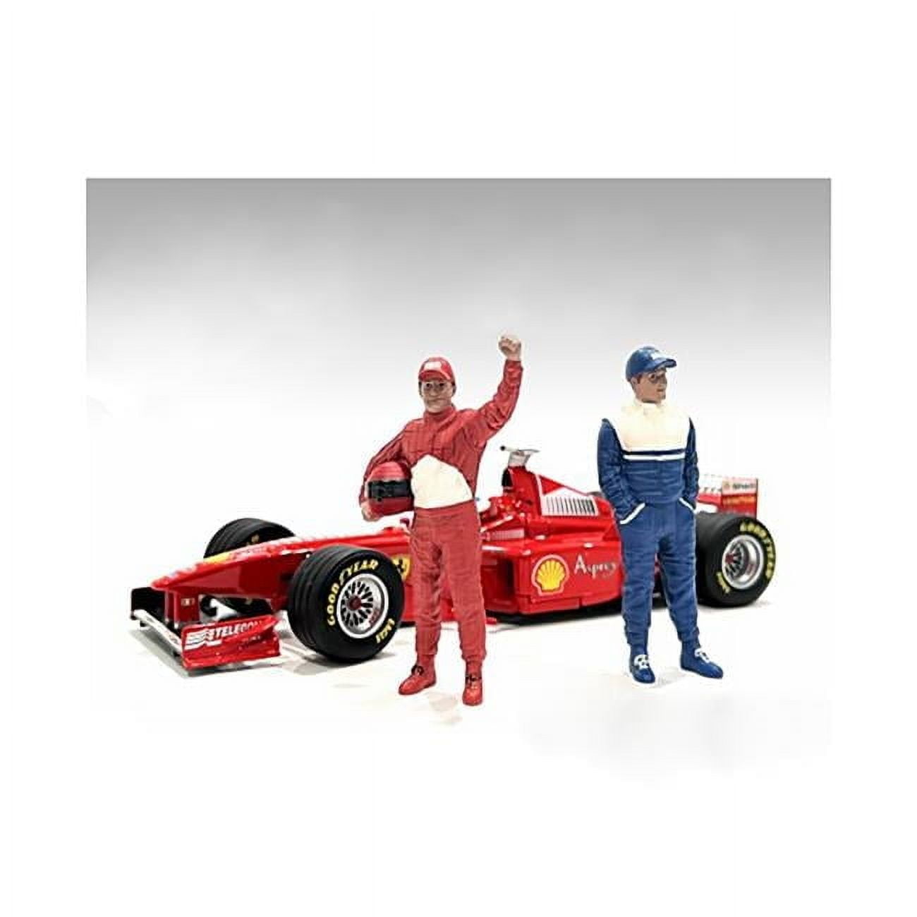 "Racing Legends" 90's Figures A and B Set of 2 for 1/18 Scale Models by ...