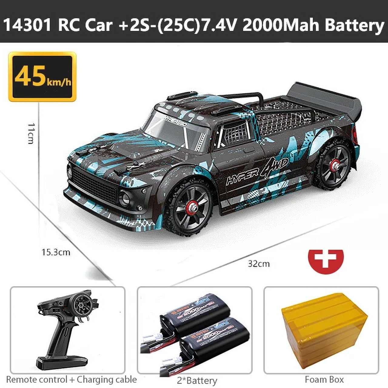 Racing MJX 14301 14302 14303 Toy Hyper Control High Off-road Car 1/14 Truck Go Speed Brushless ...