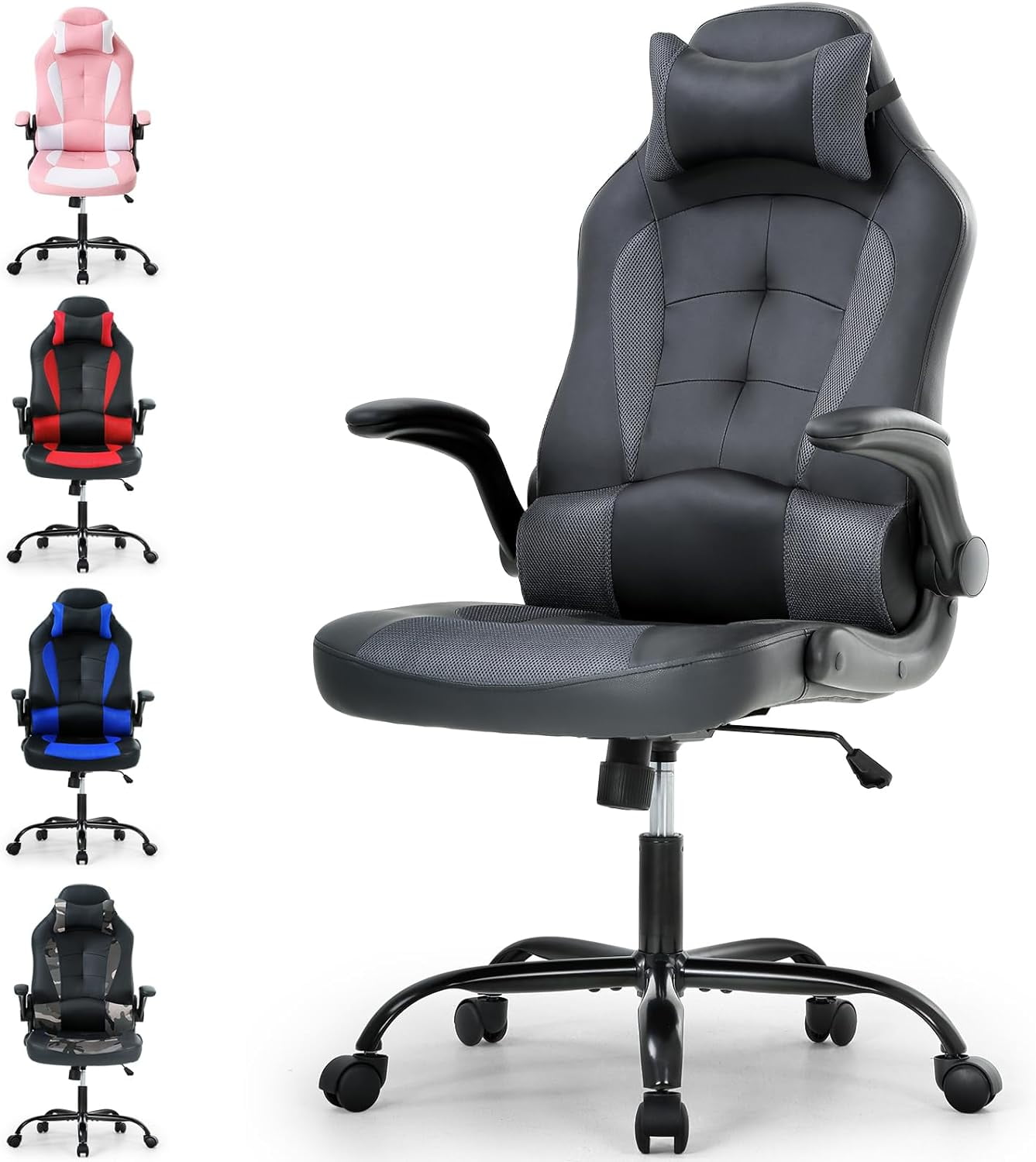 Racing Office Chair Gaming Chair High Back Computer Chair Desk Chair ...