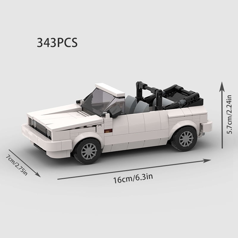 Racing Open Car City Speed Champions Sports Building Blocks MOC Golf ...