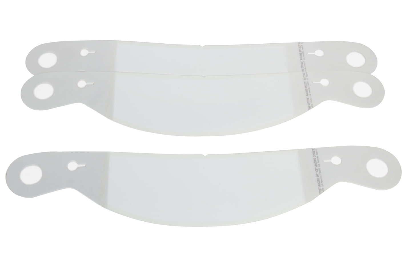 Racing Optics 2 mm Thick Perimeter Seal Tear Off Helmet Shield with ...