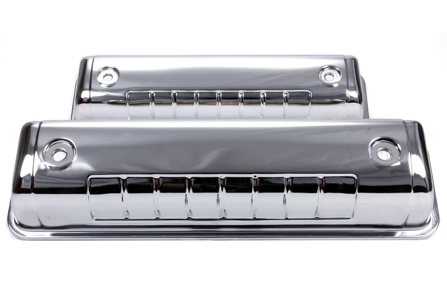 Racing Power Company R7541 Tall Chrome Y Block Valve Cover for Ford V8 ...