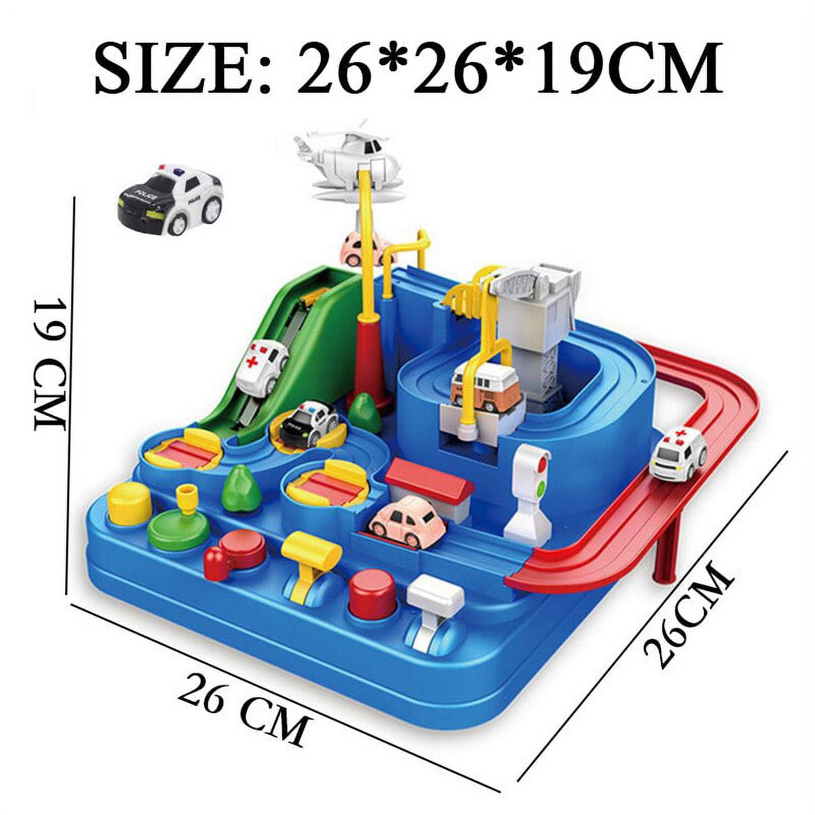 Racing Rail Car Adventure Toy City Rescue Preschool Educational Toy ...