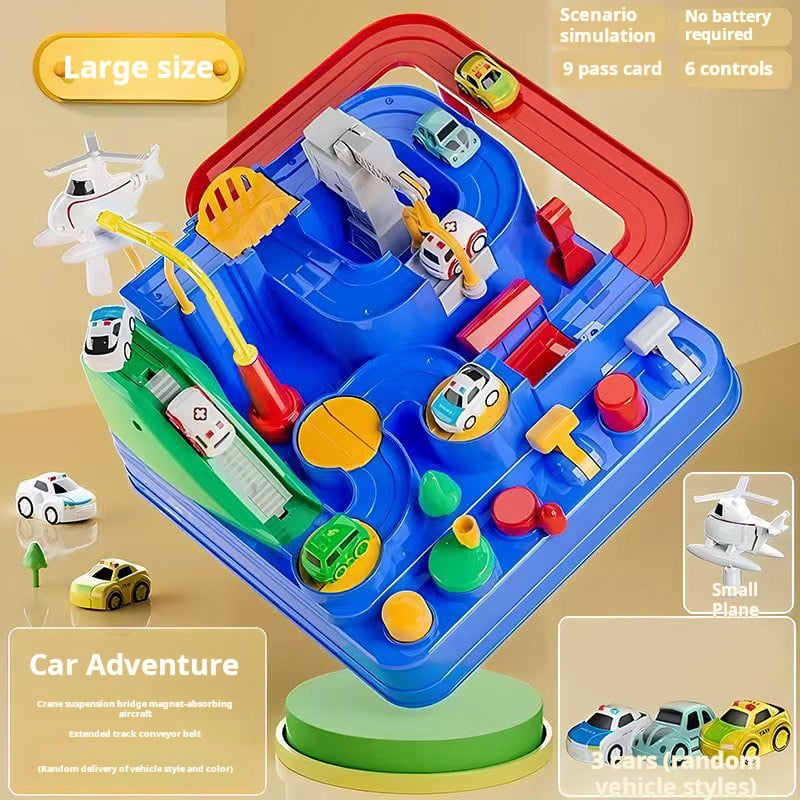 Racing Rail Car Model Educational Toys Children Track Adventure Game ...