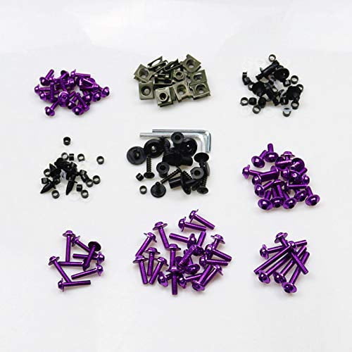 Racing Running Motorcycle Bodywork Fairing Screws Bolt Nuts Kit ...
