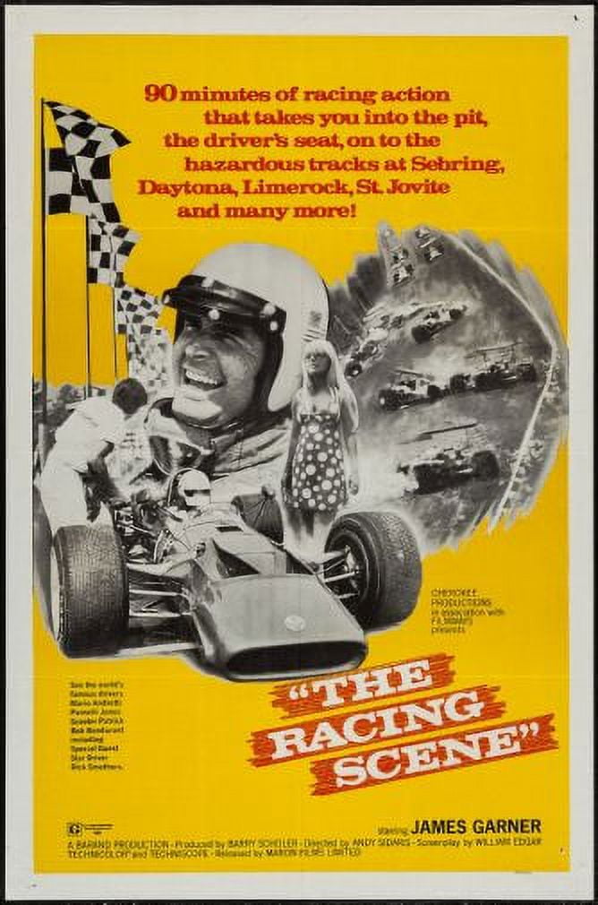 Racing Scene The James Garner Movie Poster 24Inx36In Poster 24x36 ...