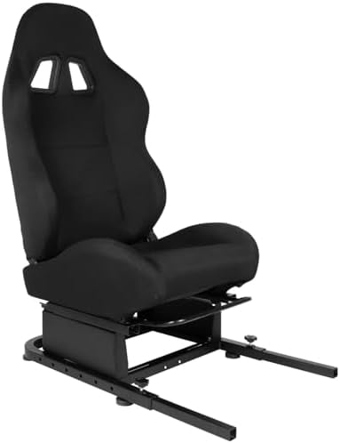 Racing Simulator Cockpit Seat with Black Seat and Bolts Suitable ...