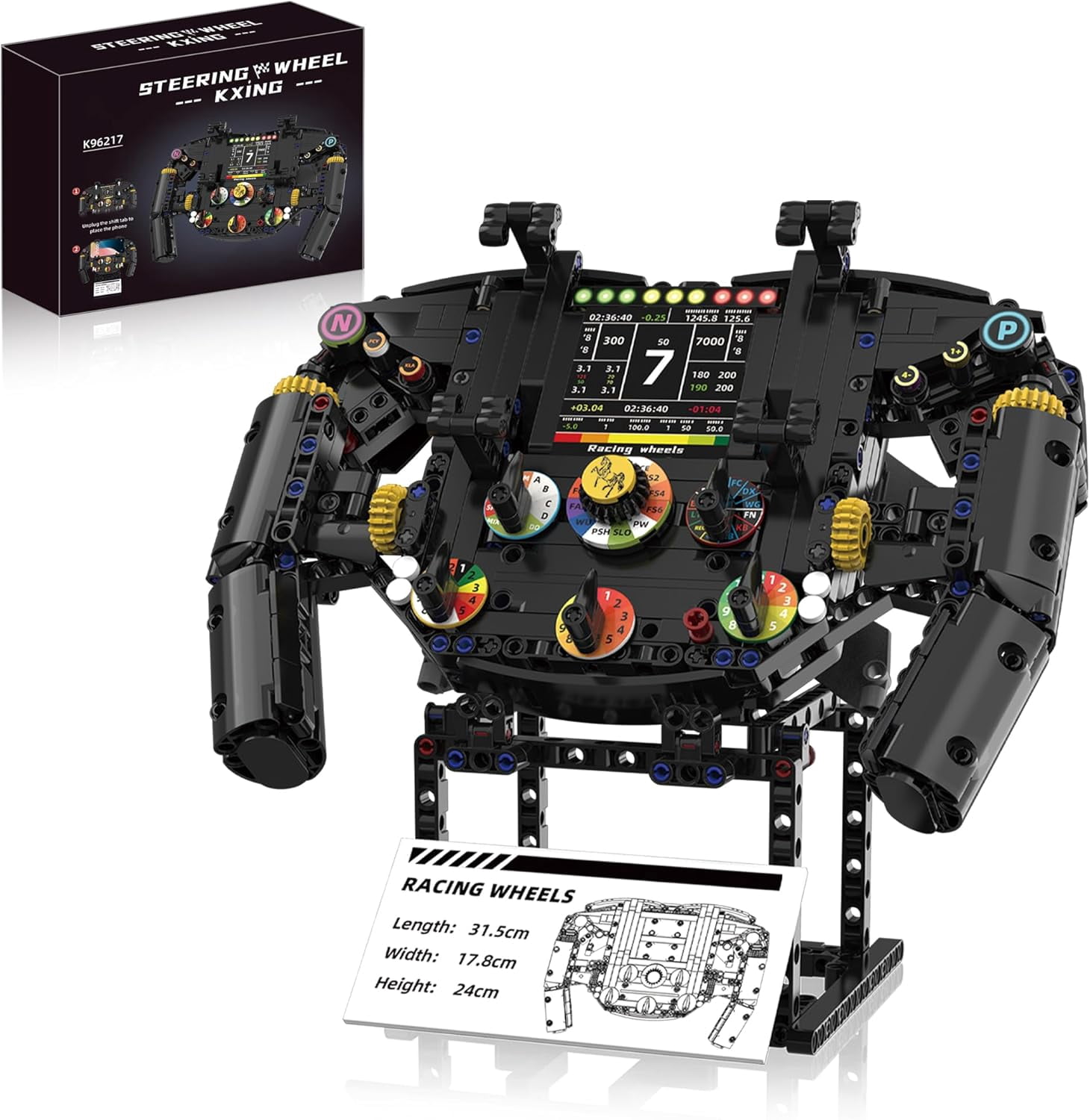Racing Simulator Steering Wheel Building Set for F1, Mechanical Formula ...