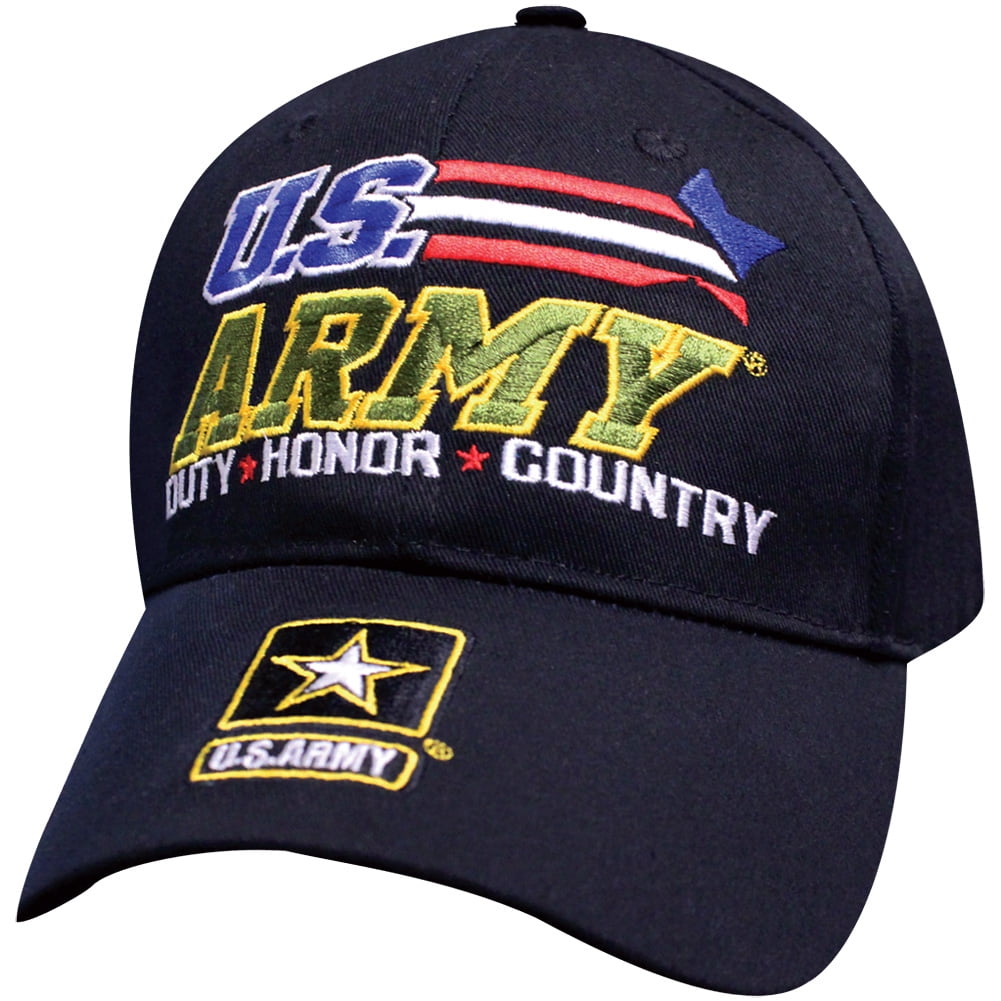 Racing Stars Military Service Baseball Cap 100% Cotton One Size US Army ...