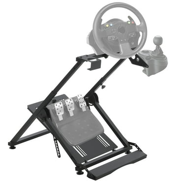 SKYSHALO Racing Seat Simulator Cockpit Height Adjustable Steering ...