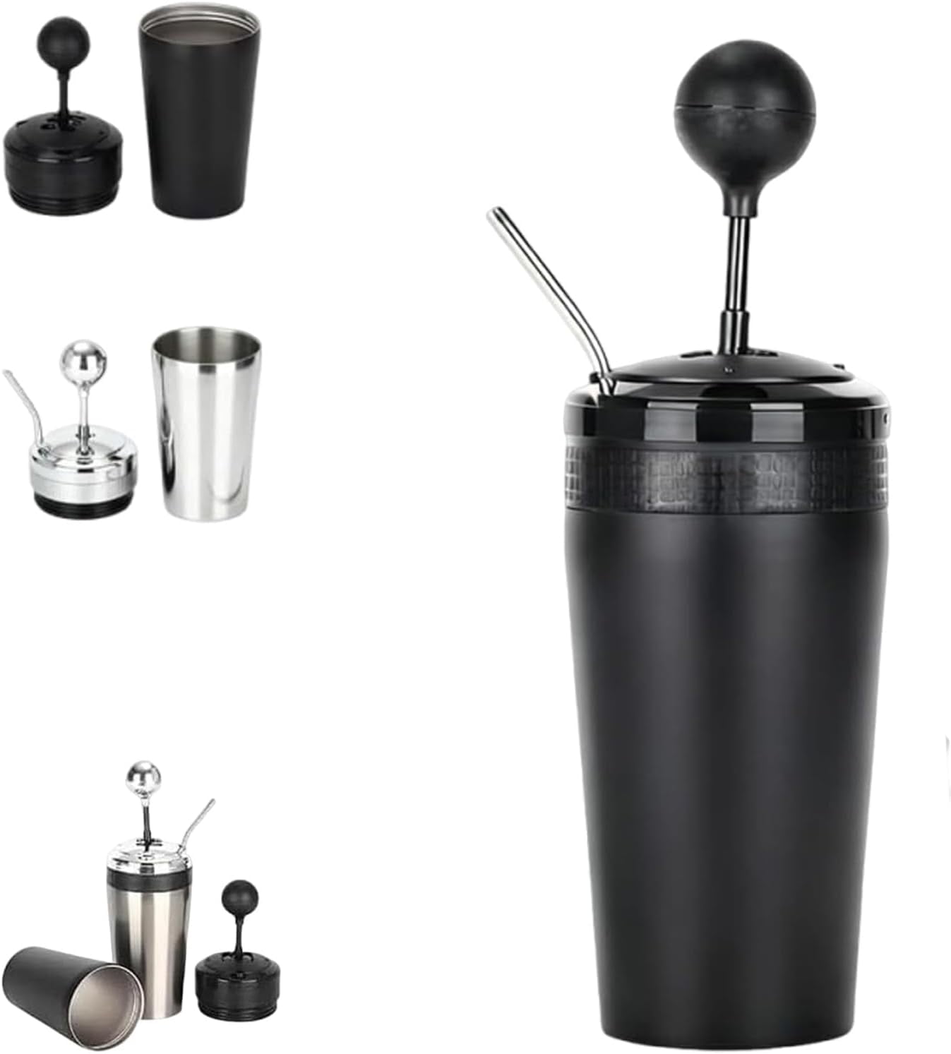 Racing Style Metal Bottle, 20oz Insulated Tumbler with Movable Gear ...