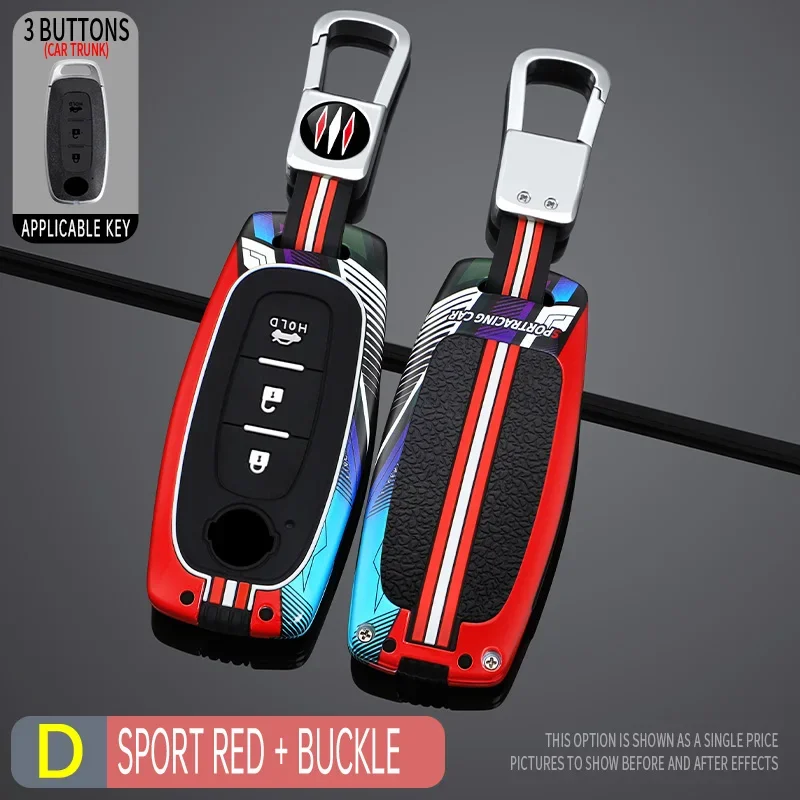 Racing Style Metal Car Key Case Fob Cover for Nissan X-trail T33 ...