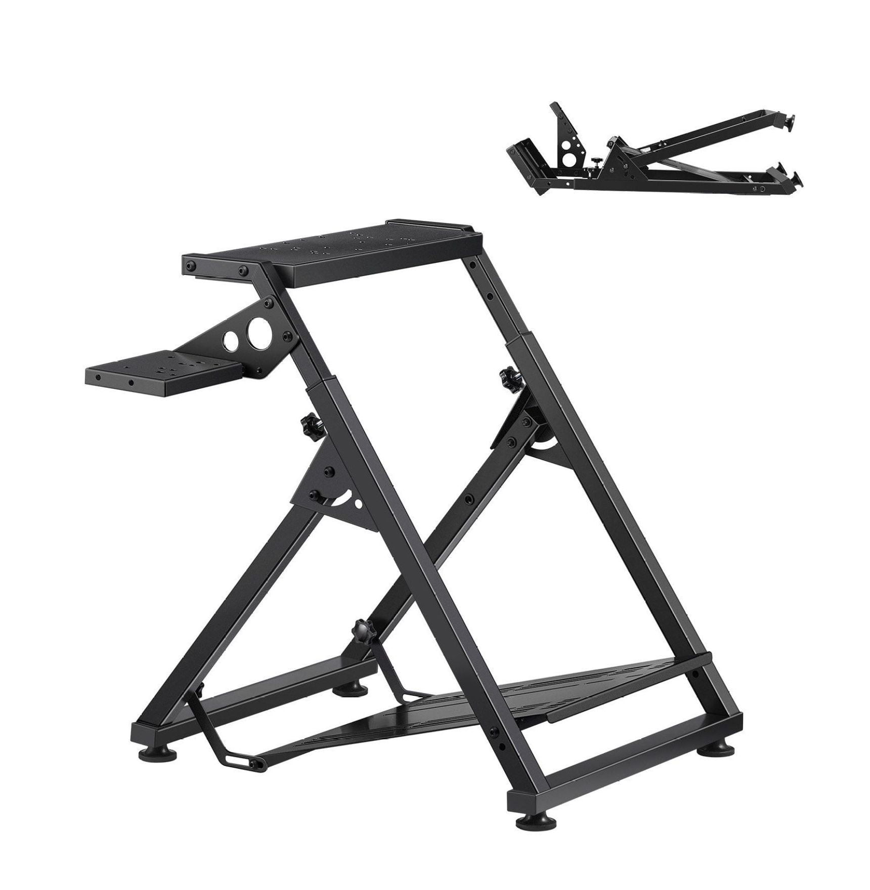 Racing Wheel Stand, Adjustable & Foldable Simulator Stand for G923 G920 ...