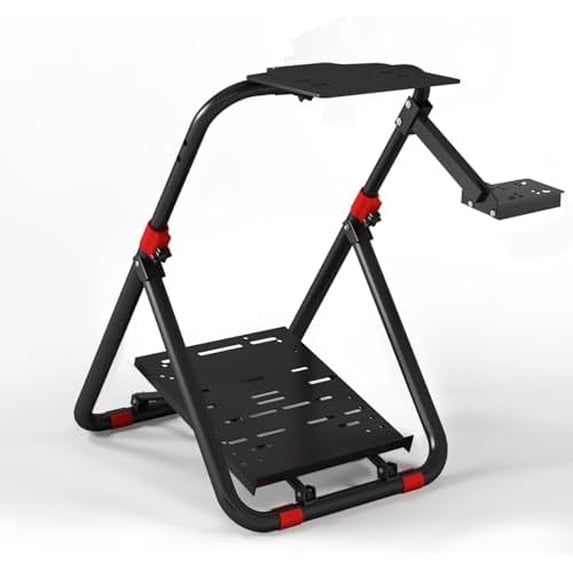 Racing Wheel Stand Foldable Racing Simulator Cockpit Adjustable Stand ...