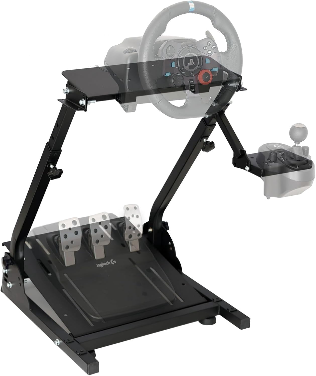 Racing Wheel Stand, Height Adjustable & Foldable Steering Wheal Stand ...