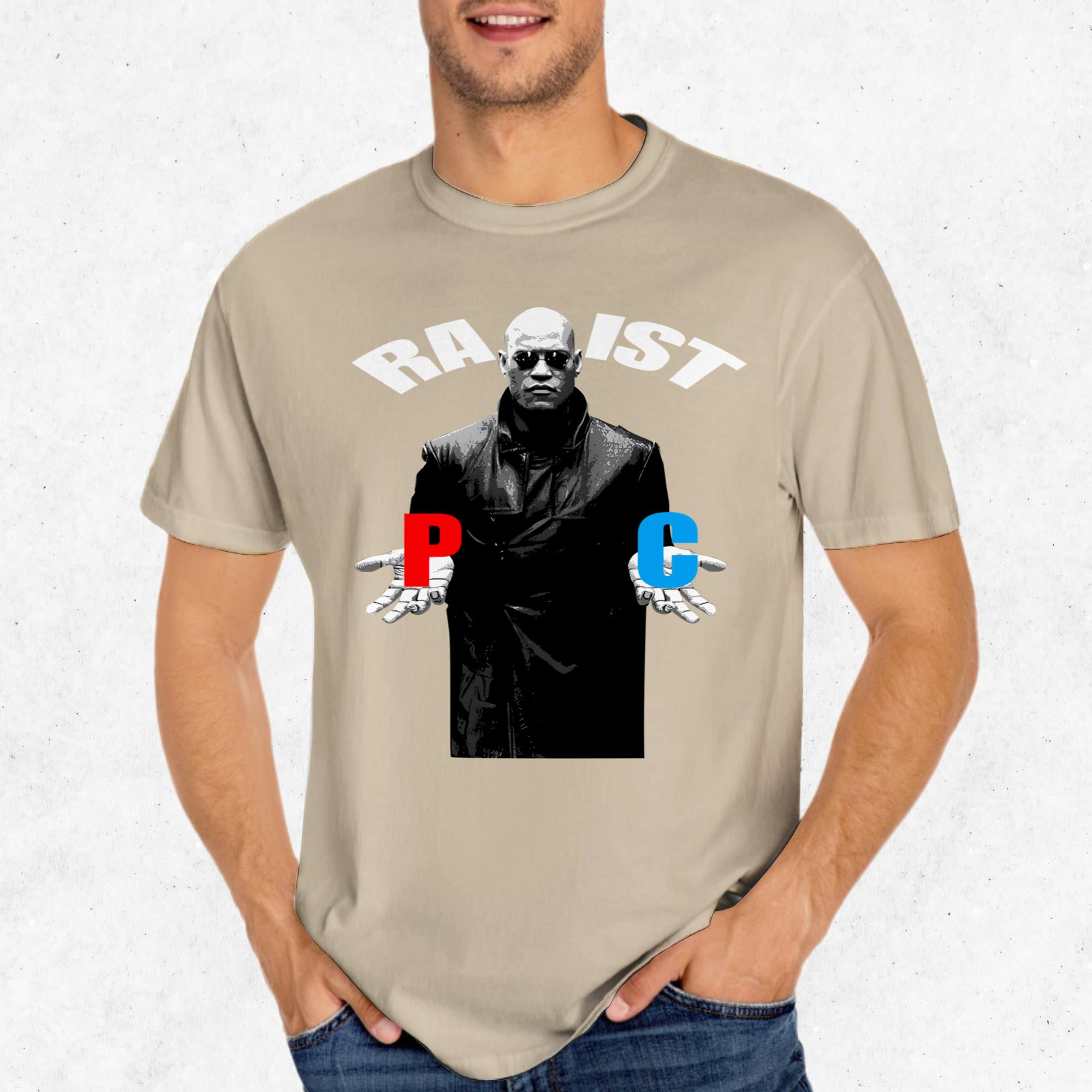 Racist Morpheus Matrix Tee – Controversial Graphic T-Shirt - Walmart.com