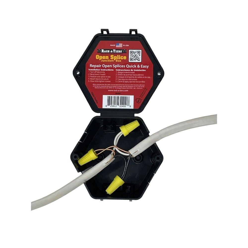 Rack-A-Tiers 4 In Open Splice Junction Box 25Pc - Walmart.com