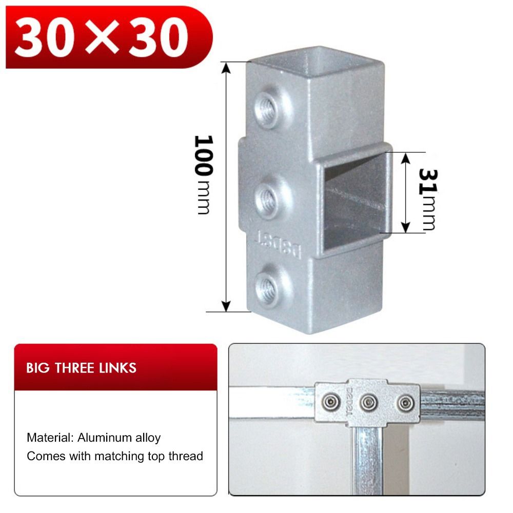 Rack Connector Accessories Storage Rack Fixed Pipe Clamp Three-way ...