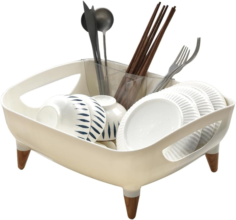 Rack Drying, Kitchen Dishes Storage, Simple Modern Bamboo Dish Sink ...