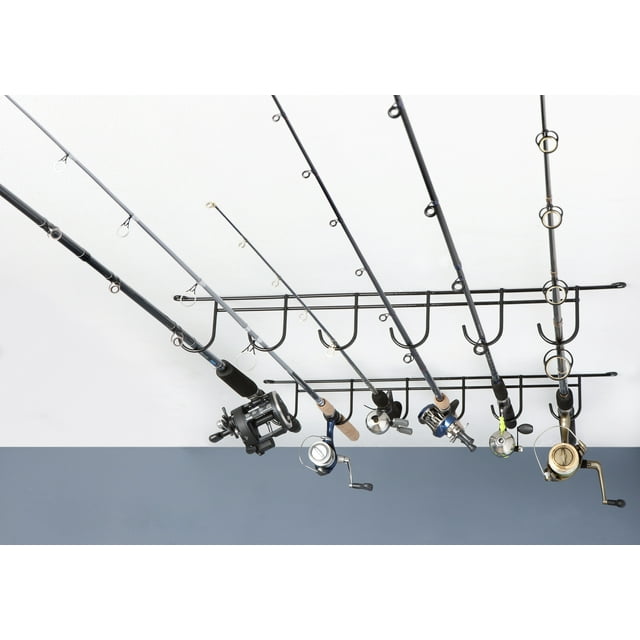 Rack'Em Overhead 6 Rod Fishing Rack - Walmart.com
