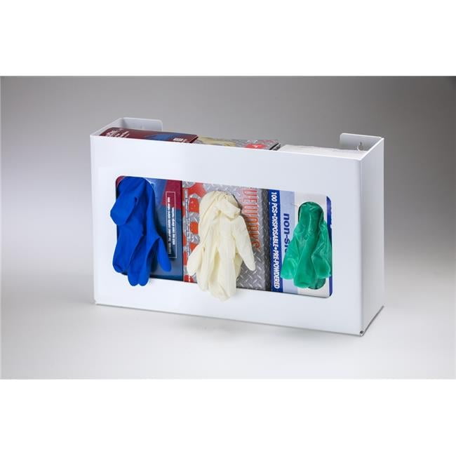 Rack Em Racks 5188-W Disposable Glove Box Dispenser with Clear White ...