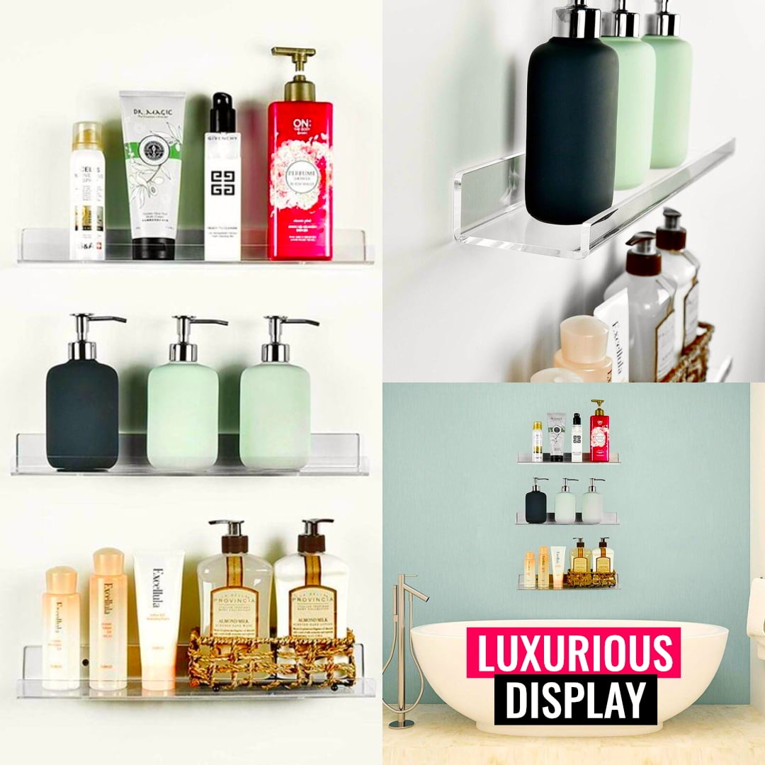 Rack Float - Acrylic Floating Wall Shelves - Walmart.com